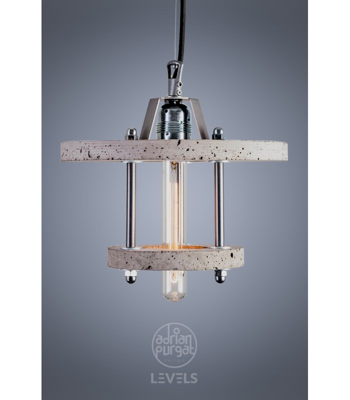 Lampa betonowa LEVELS 2CA - Grey - Galaeria, meble stylowe ...
